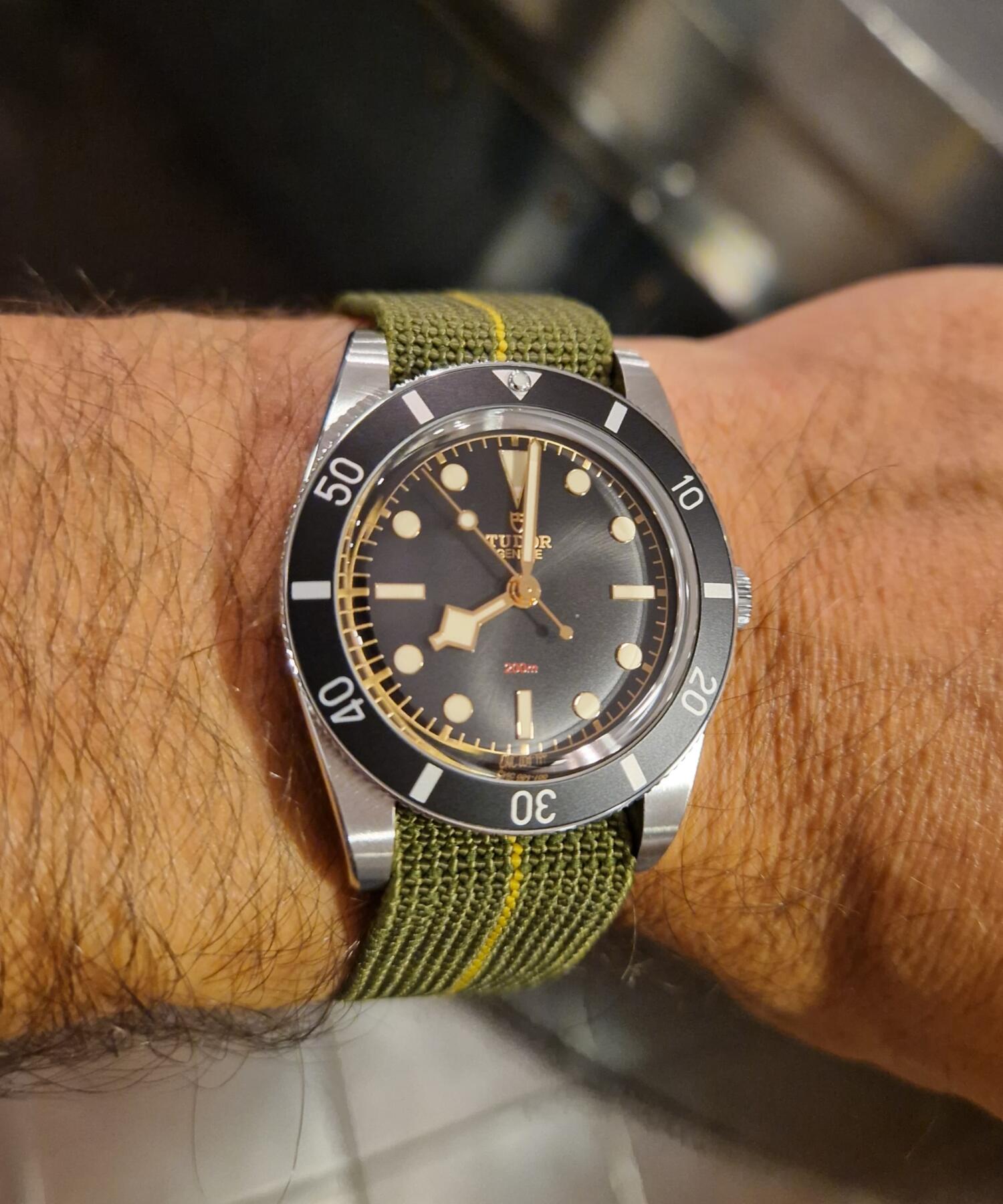 The CNC Black Bay 54 and Heritage Commando Strap - Tudor collector